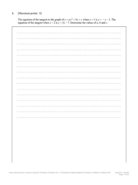 Differentiation Rules I Pdf