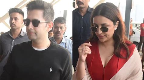 Parineeti Chopra And Raghav Chadha Get Grand Welcome In Udaipur Ahead
