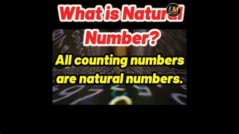 Natural Number Basic Maths Numbersystem Shorts Maths Youtube