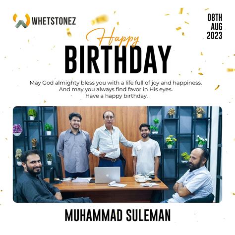 whetstonez technologies on linkedin happybirthday colleague