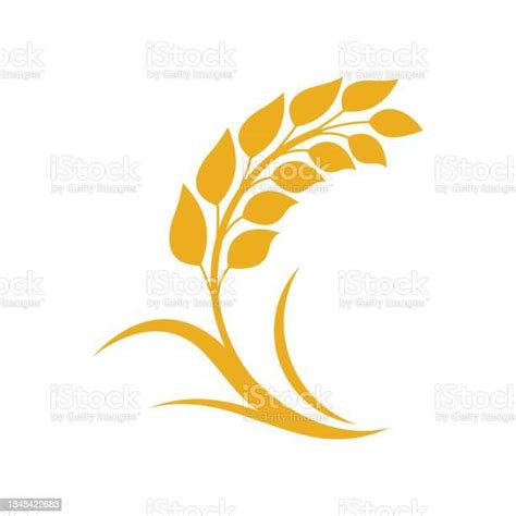 밀 로고 이미지 일러스트레이션 곡초류에 대한 스톡 벡터 아트 및 기타 이미지 곡초류 노랑 농업 Istock