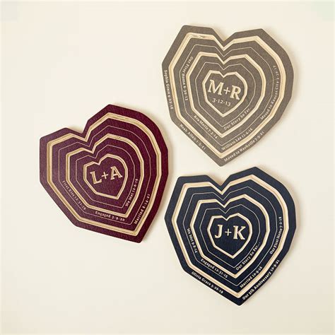 Uncommon Goods Better Every Year Tree Ring Art Couples Art