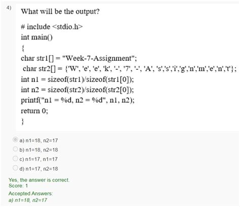 Swayam Solver Introduction To Programming In C Sample Questions Modal Questions