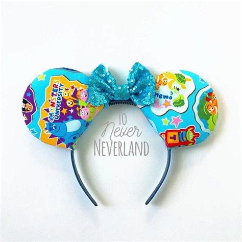 Pixar Mickey Ears Pixar Ears Nemo Ears Monsters Inc Ears Mickey Ears