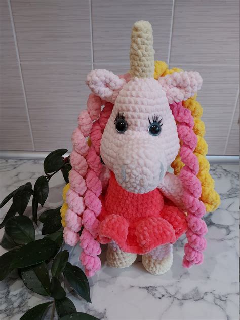 Amigurumi Licorne Crochet Licorne Amigurumi Peluche Licorne Etsy