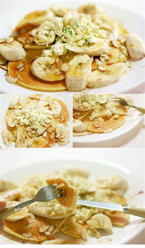 바나나펜케잌 페타치즈와함께