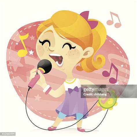 340 Girl Singing Vector High Res Illustrations Getty Images