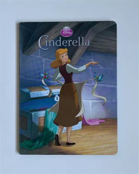 Disney Princess Cinderella Hardcover And Hard Page Used Book 6