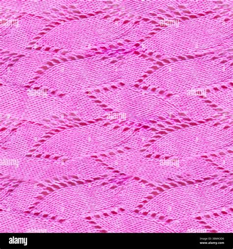 Seamless 4k Photo Texture Of Pink Colored Patterned Woven Wool Sweater