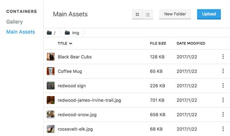 Assets Statamic 2 Docs