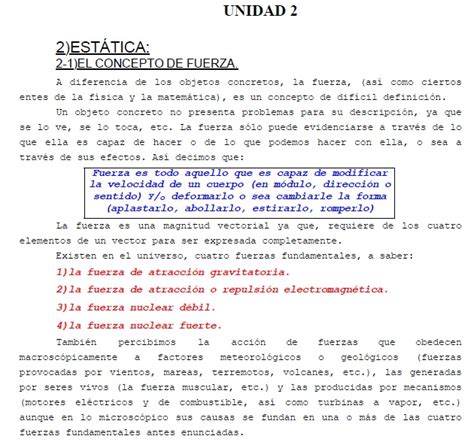 Física Básica Naturaleza FÍsica De Las Fuerzas