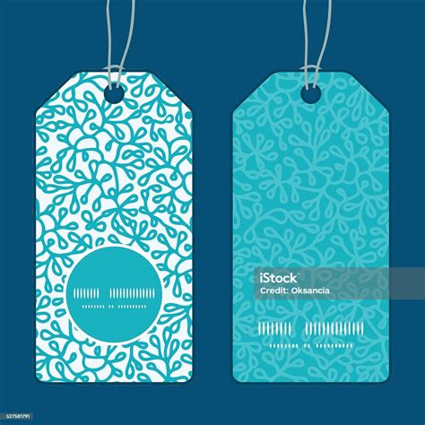 벡터 추상적임 바닷속이 공장 수직분사 라운드 프레임 패턴 태그 세트 0명에 대한 스톡 벡터 아트 및 기타 이미지 0명 개체 그룹 공휴일 Istock