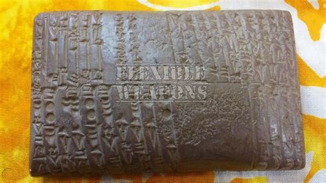 425 Ancient Sumerian Cuniform Clay Tablet Sumer Replica 1997607235