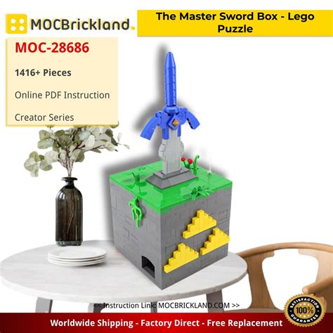 The Master Sword Box Lego Puzzle Creator Moc 28686 By Legolamaniac