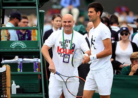 Novak Djokovic Splits With Coach Andre Agassi Daily Mail Online
