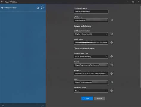 Azure Vpn Client Using Point To Site To Connect To Azure Sql Database