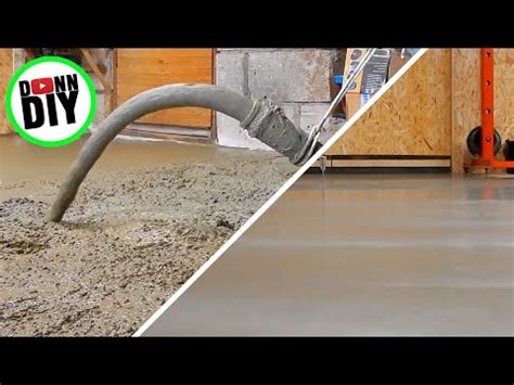 Concrete Pour And Polishing Concrete Floors Incl Full Time Lapse