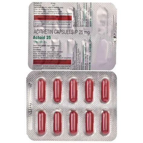 Actoid 25mg 20 Cap Acitretin At ₹ 580box Acitretin Capsule In Nagpur