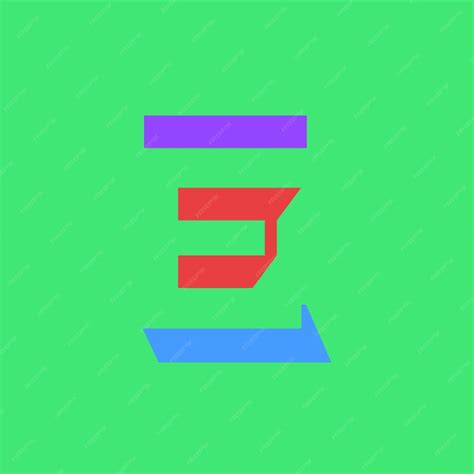 Tipo De Letra Modular E Colorido Com Estilo Nítido Ousado Masculino