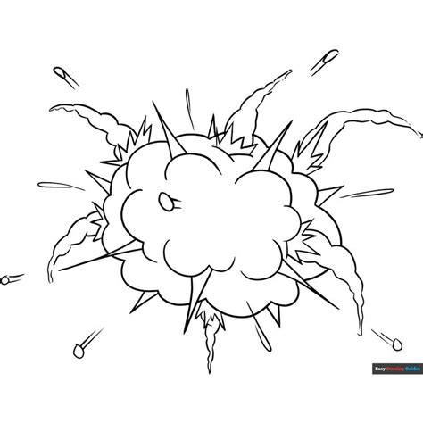 Explosion Cartoon Coloring Pages Coloring Pages Free Printable