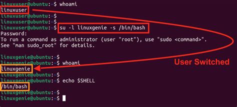 How To Switch Users In Linux Ubuntu Terminal Linux Genie