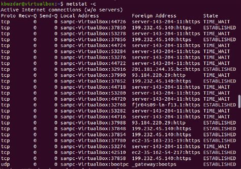 Monitor Network Traffic Using Netstat Command In Linux LinuxWays