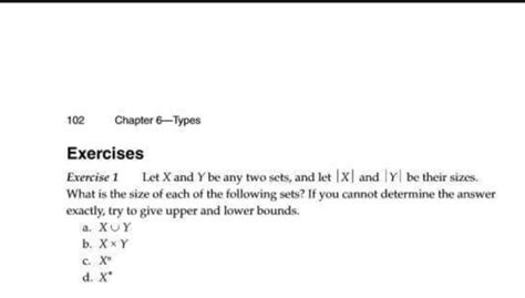 Solved Exercises Exercise 1 Let X And Y Be Any Two Sets And