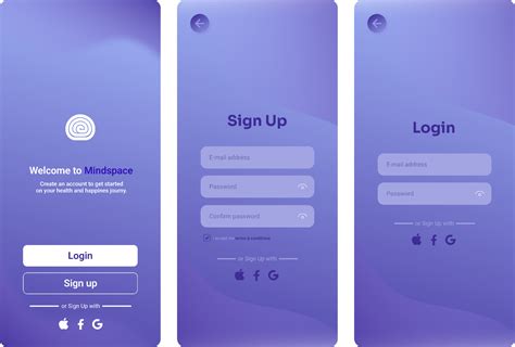 Mindspace Login Figma