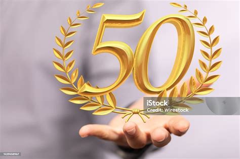 50주년 기념 3d 숫자 50주년 기념 행사 파티를 위한 포스터 템플릿 경쟁에 대한 스톡 사진 및 기타 이미지 경쟁 기념일 노화 Istock