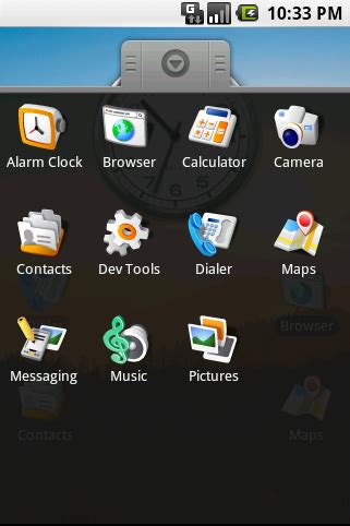 Android Icon Menu In Application Stack Overflow