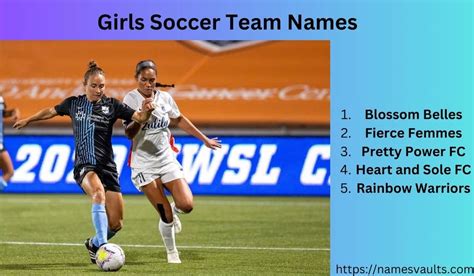 Best Soccer Team Names From Funny To Famous Names Vaults