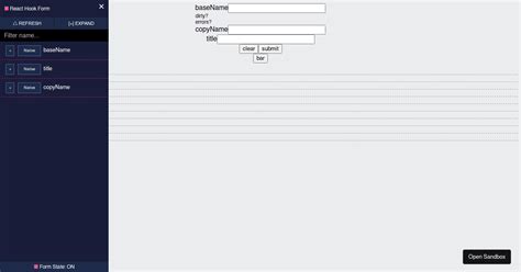 React Typescript Codesandbox