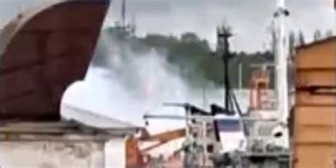 Rosyjska obrona powietrzna bezskutecznie odparła atak rakietowy na Sewastopol kwietnia wideo