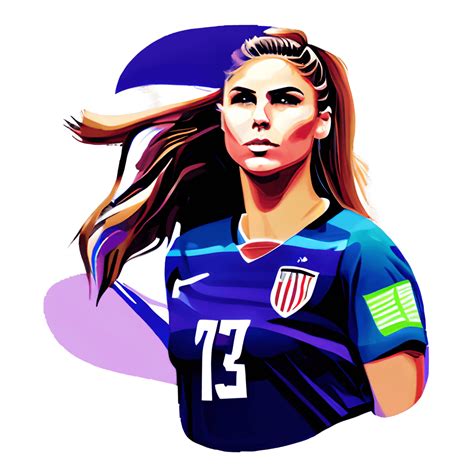 Alex Morgan Painting · Creative Fabrica
