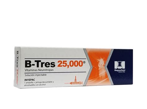 B Tres 25000mg Solución Inyectable