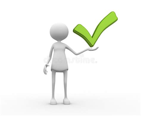 A Green Check Mark Stock Illustration Illustration Of Confirm