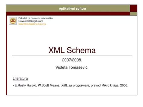PPT XML Schema PowerPoint Presentation Free Download ID 5583149