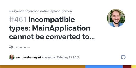Incompatible Types Mainapplication Cannot Be Converted To Activity
