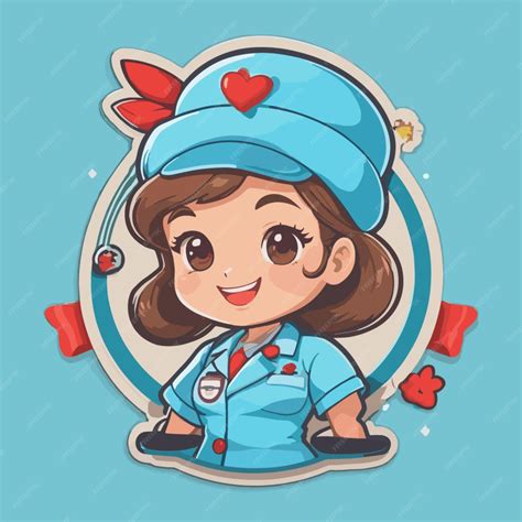 Premium Vector Nurse Cartoon Vector
