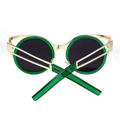 Polarized Cat Eye Mirrored Sunglasses Bellechic