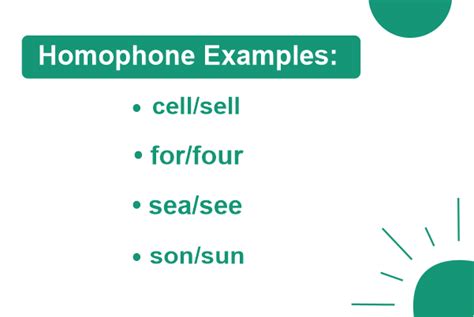 Homophones Javatpoint