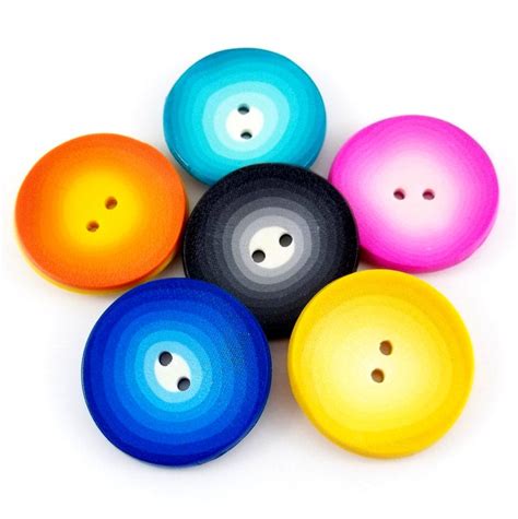 Color Blend Button 1 5 8 Assorted Colors 2 Good Claymates
