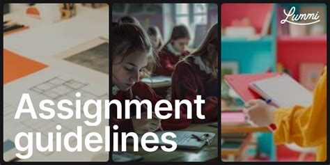 Assignment Guidelines Images — Free Hd Download On Lummi