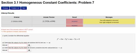 solved a determine the values of α for which all solutions