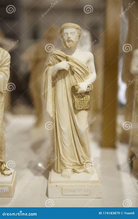 Statue Of Pythagorasancient Greek Mathematician And Geometer Royalty Statue Of Pythagorasancient Greek Mathematician And Geometer Royalty