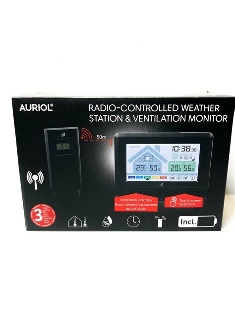 AURIOL RADIO CONTROLLED WEATHER STATION Stacje Pogody Loombard Pl