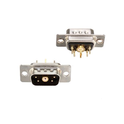5w1 Male Coaxial Power D Shell Connector D Sub Connector