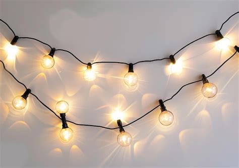 Premium Photo Solar String Lights On White Background