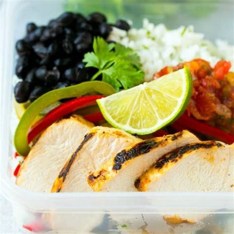 Healthy Chicken Fajita Bowl Meal Prep Kitchen Fun With My 3 Sons
