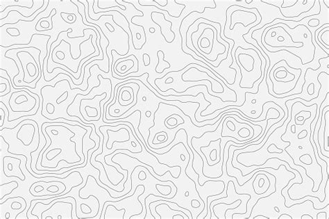 抽象的な地形図の背景地理的グリッドの地形線の背景白い背景に波状の輪郭のテクスチャ つながりのベクターアート素材や画像を多数ご用意